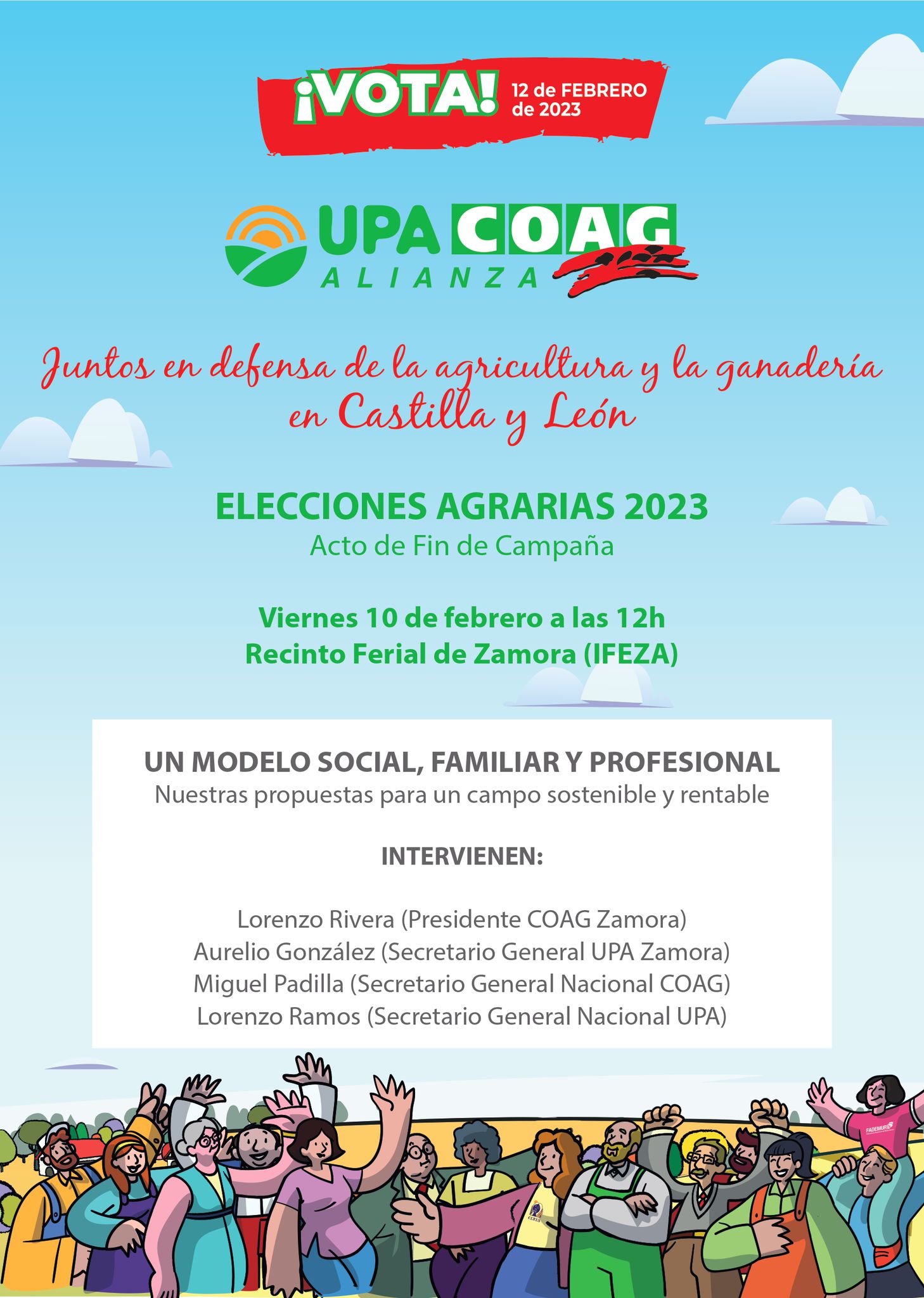 Acto Fin de Campaña Alianza UPA-COAG en Zamora - COAG Castilla y León Acto Fin de Campaña Alianza UPA-COAG en Zamora - COAG Castilla y León